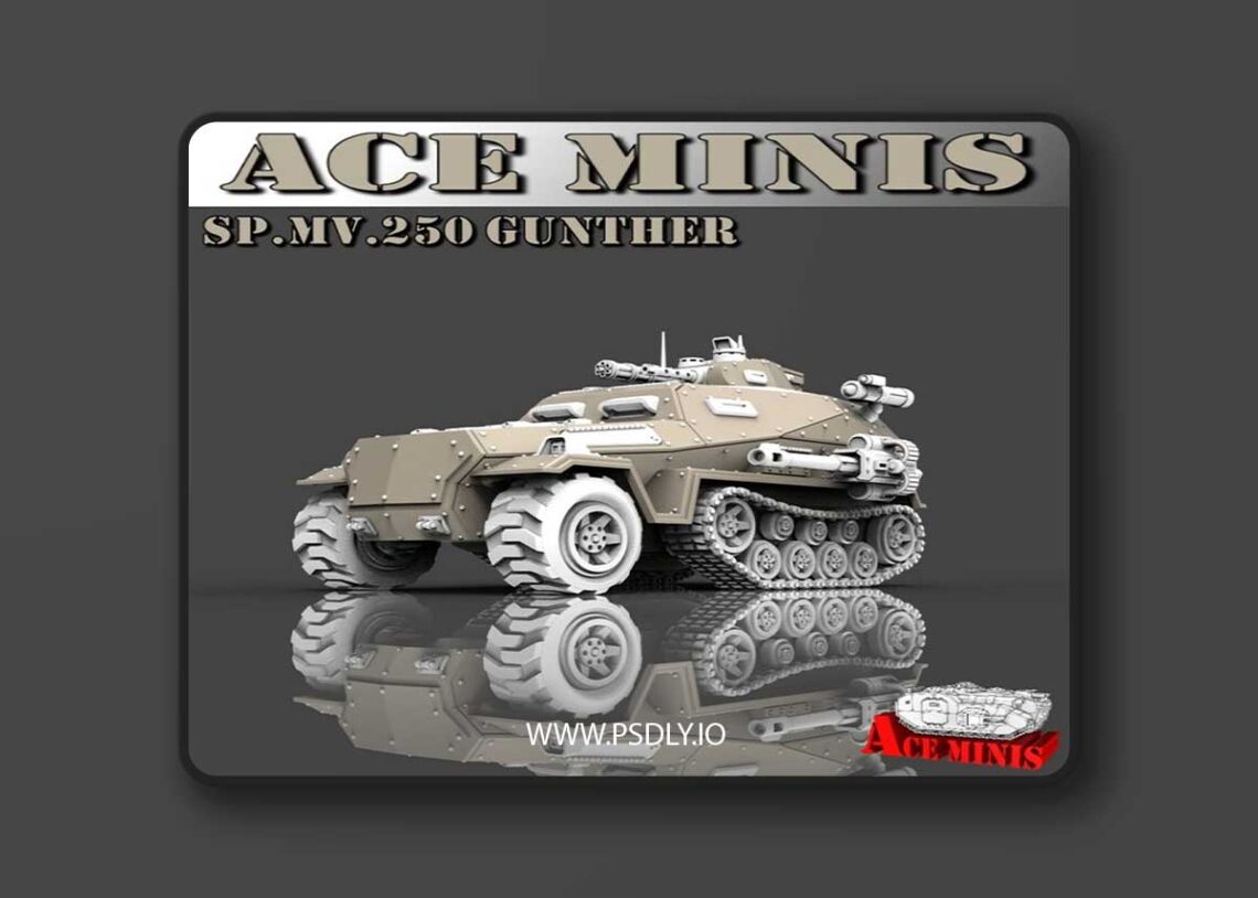 Ace Minis – SP.MV.250 Gunther – 3D Print Model