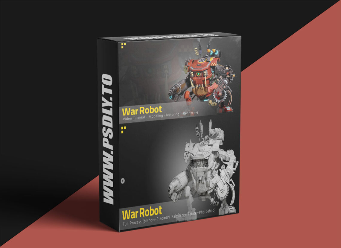 Artstation - War Robot - Tutorial Full Process