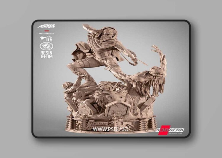 B3dserk – Green Arrow Vampire Hunter Sculpture – 3D Print Model STL