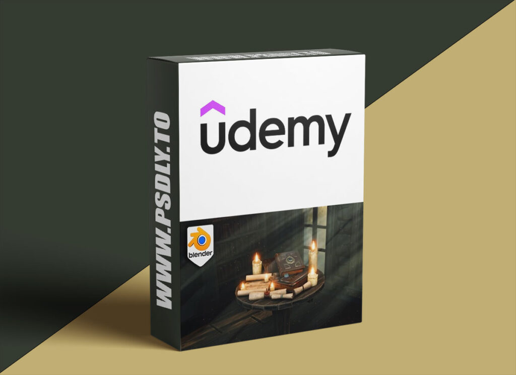 Udemy – Blender 3D – Model A Medieval Researcher’s Desk