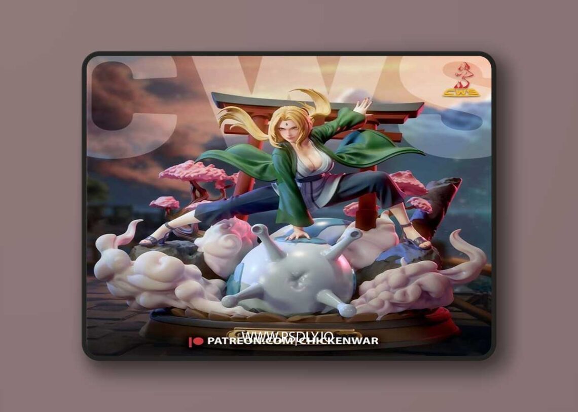 CW Studio – Tsunade Hokage – 3D Print Model STL