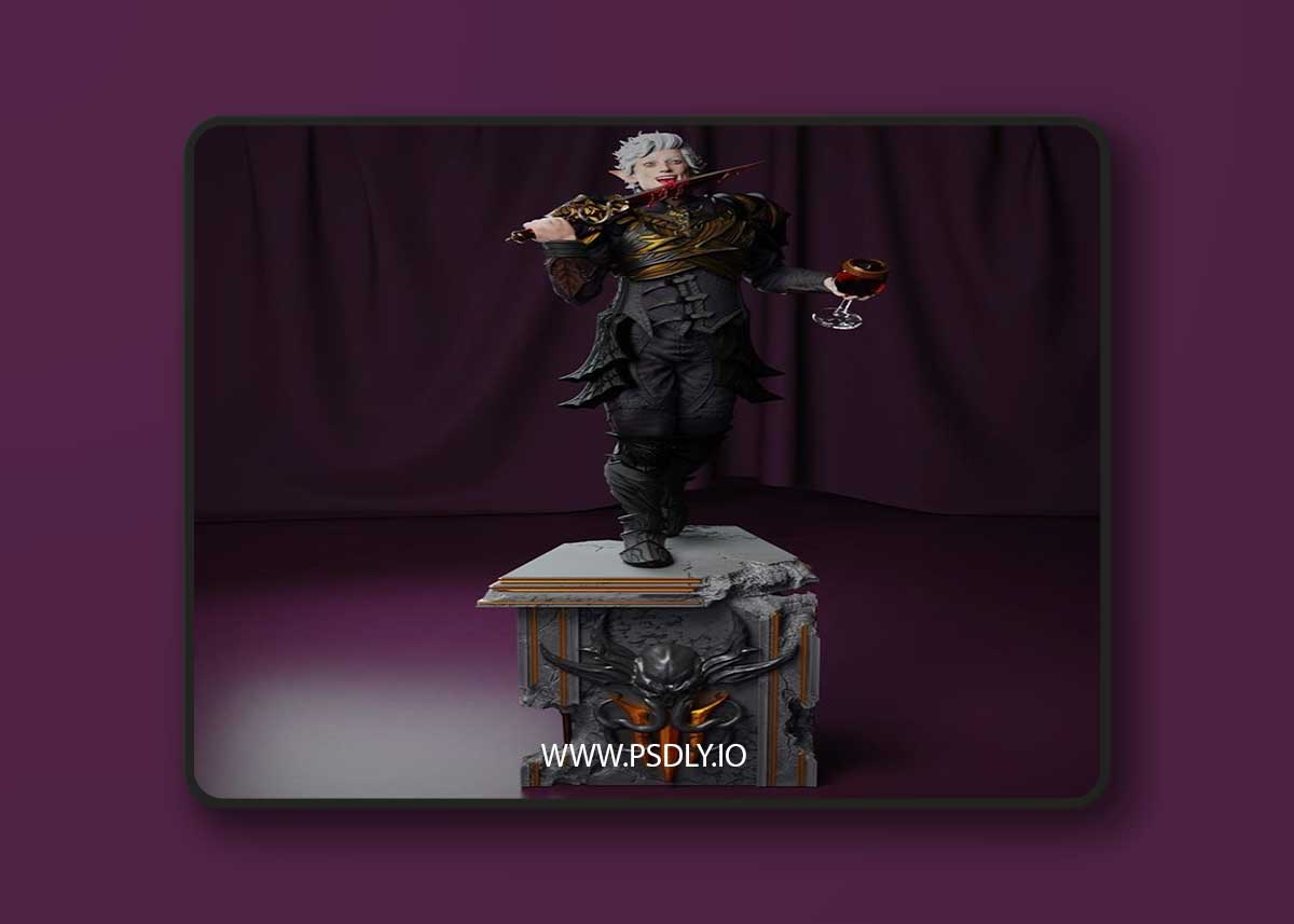 Castro 3D – Astarion Ancunin Baldurs Gate 3 – 3D Print Model STL