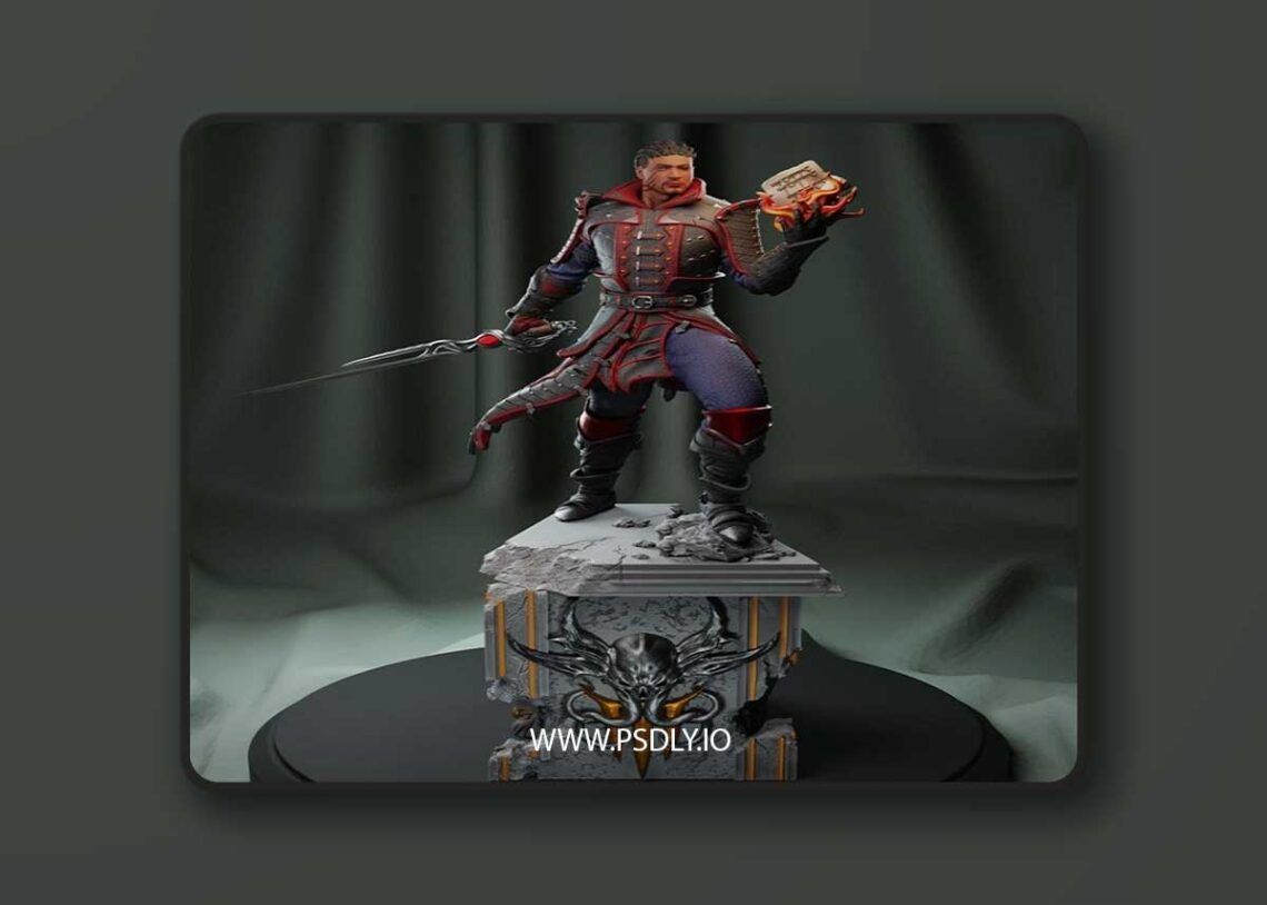 Castro 3D – Wyll Revengard – Baldurs Gate 3 – 3D Print Model STL
