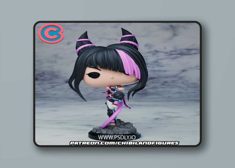 Chibi Land Figures – Juri – 3D Print Model STL