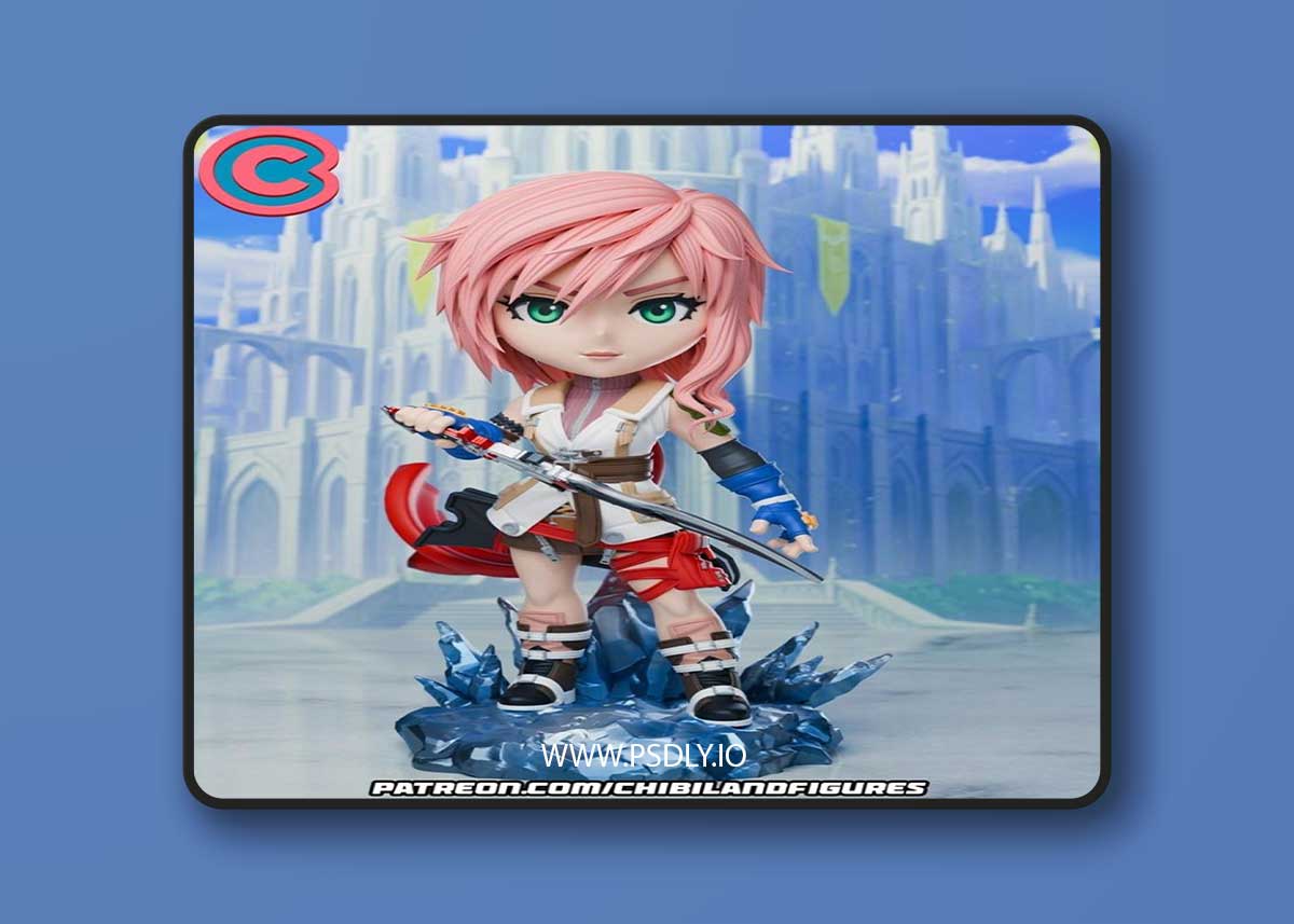 Chibi Land Figures – Lightning Chibi – 3D Print Model STL