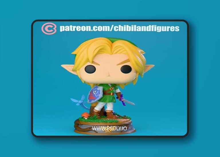 Chibi Land Figures – Link – 3D Print Model STL