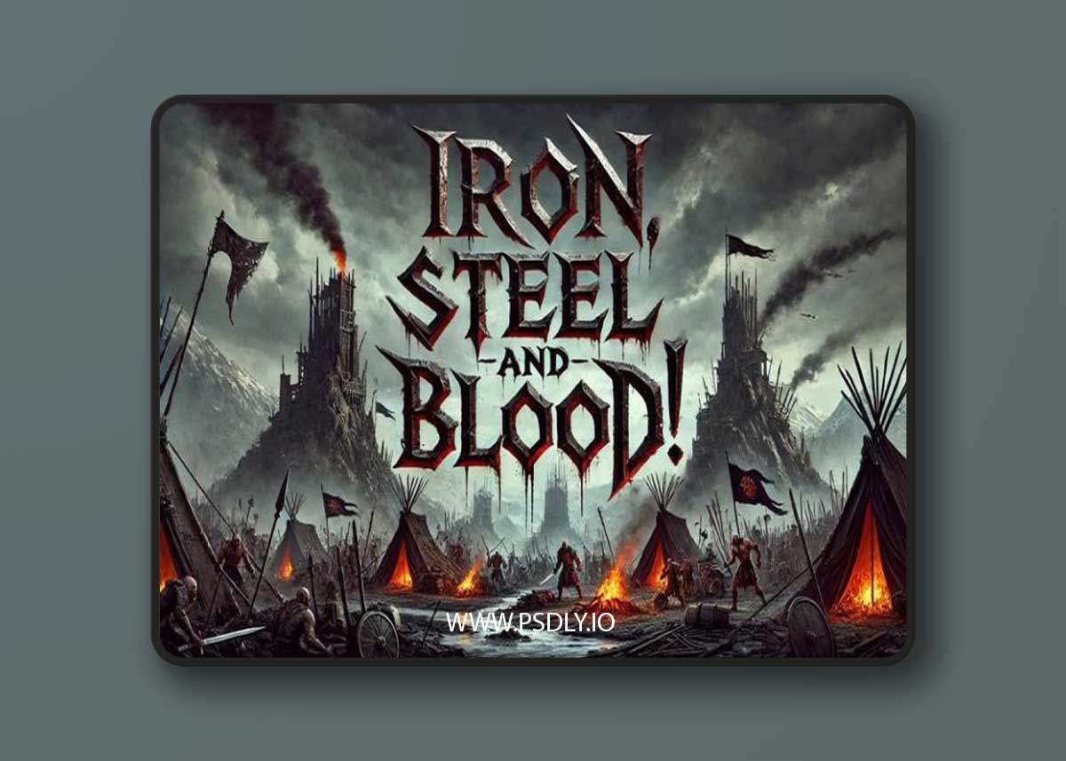 Claymore Miniatures – Iron, Steel And Blood – 3D Print Model