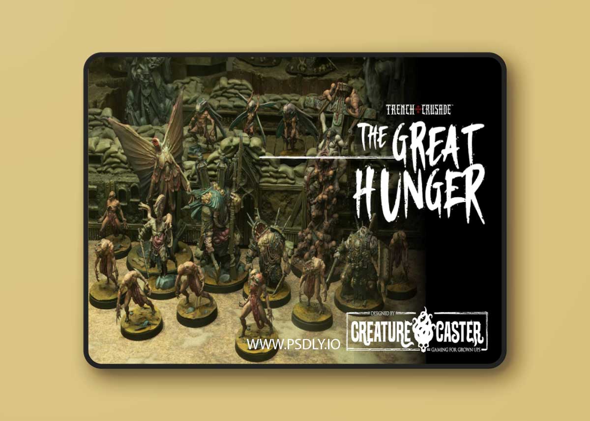 Creature Caster – Trench Crusade – The Great Hunger – 3D Print Model