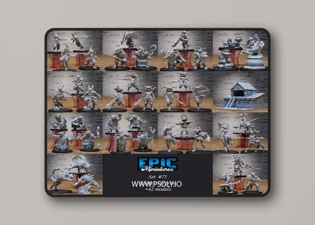 Epic Miniatures – Easter Surprise Set – Rabbit And Turtle Folk ...