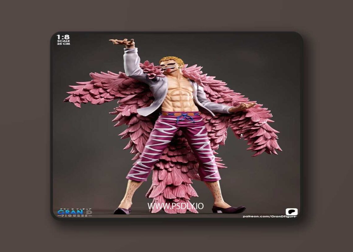 Gran D. Figures – Doflamingo – One Piece – 3D Print Model STL