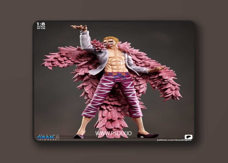 Gran D. Figures – Doflamingo – One Piece – 3D Print Model STL
