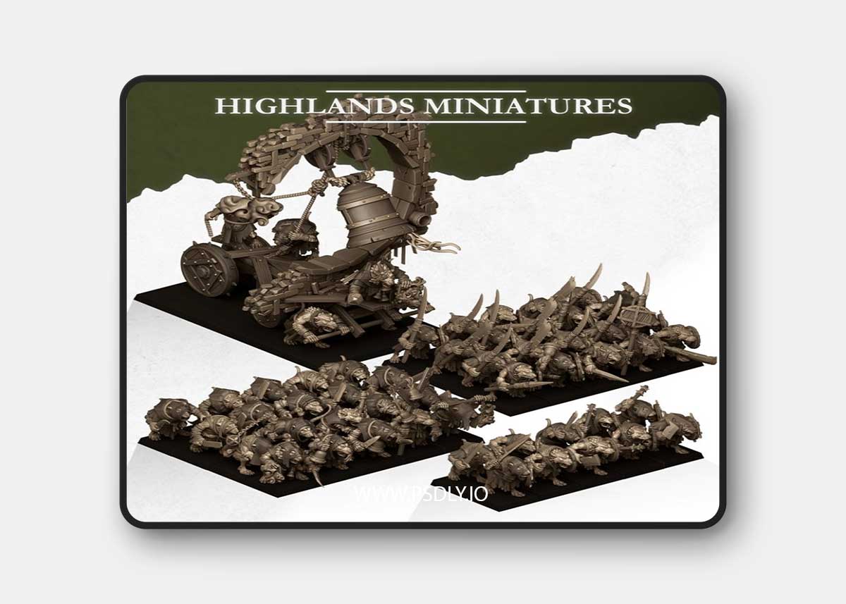 Highlands Miniatures – January 2025 – The Year Of The Rat – 3D Print Model