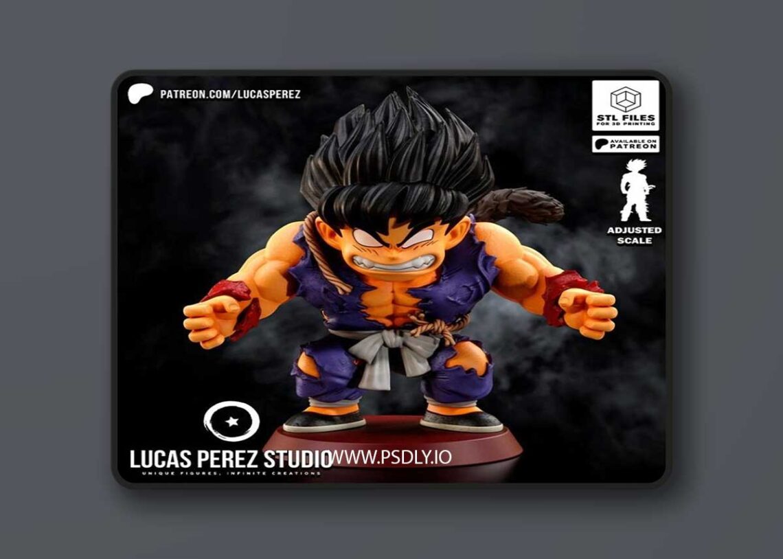 Lucas Perez – Goku Ozaru Transformations – 3D Print Model STL