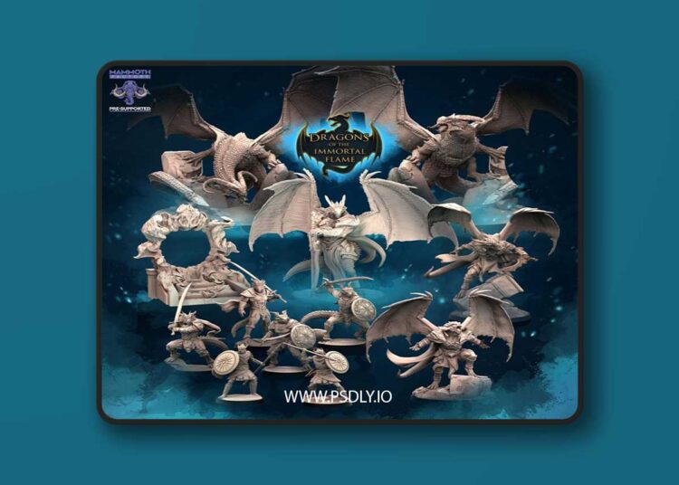 Mammoth Factory – March 2022 – Dragons Of The Immortal Flame – 3D Print ...