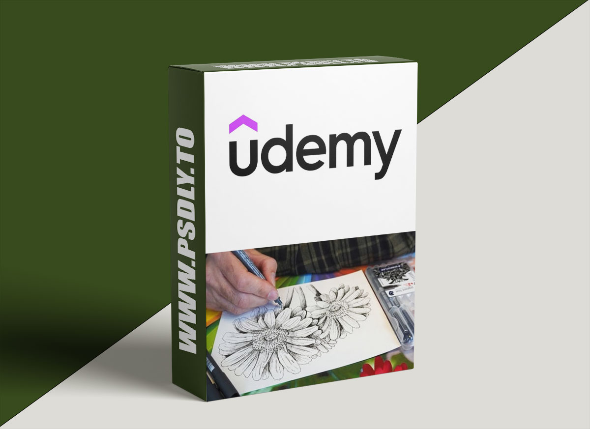 Udemy – MasterClass Drawing Flowers With A Pen And A Bit Of Graphite