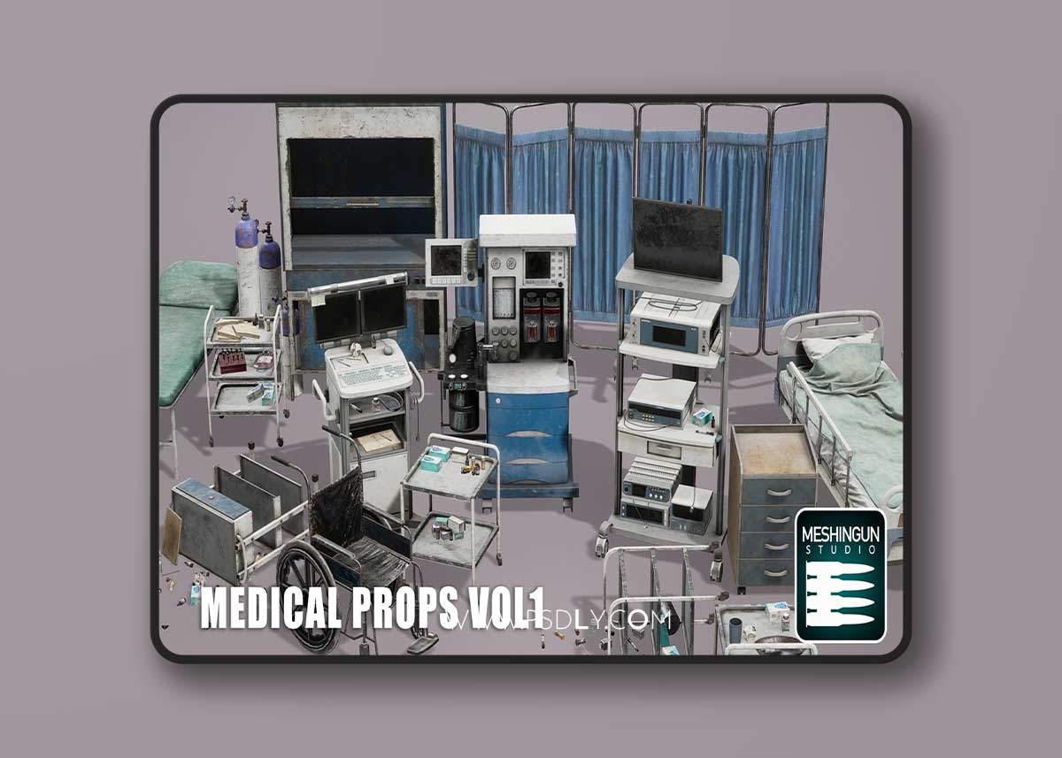 Medical Props Vol1 (5.3) For Unreal Engine