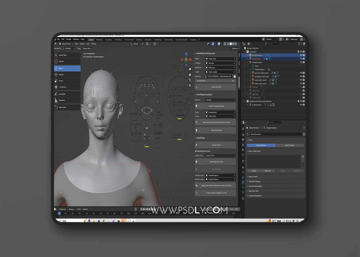 MetaBlRiger Blender Addon V2.3 For Unreal Engine