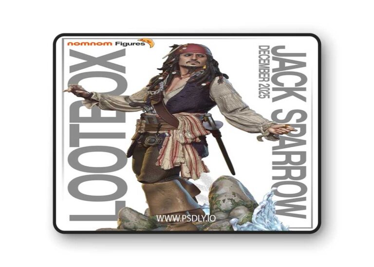Nomnom Figures – Jack Sparrow – Pirates Of The Carribean – 3D Print ...