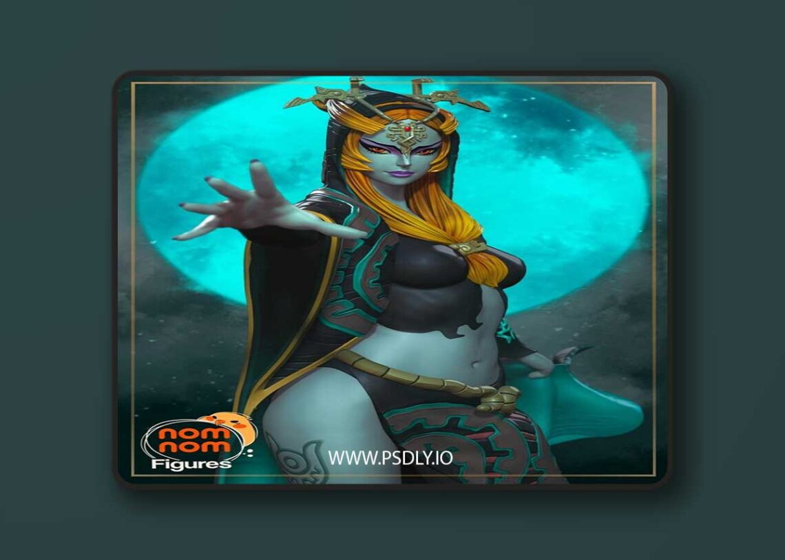 Nomnom Figures – Midna – Legend Of Zelda – 3D Print Model STL