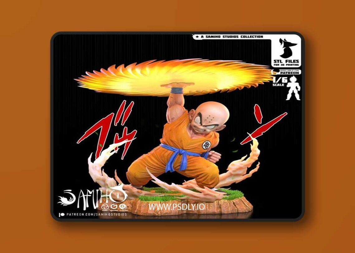 Samiho Studios – Krillin Kienzan – 3D Print Model STL