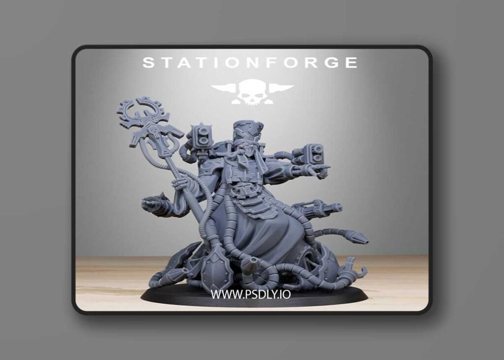 Station Forge – Scavenger Chaplain – 3D Print Model