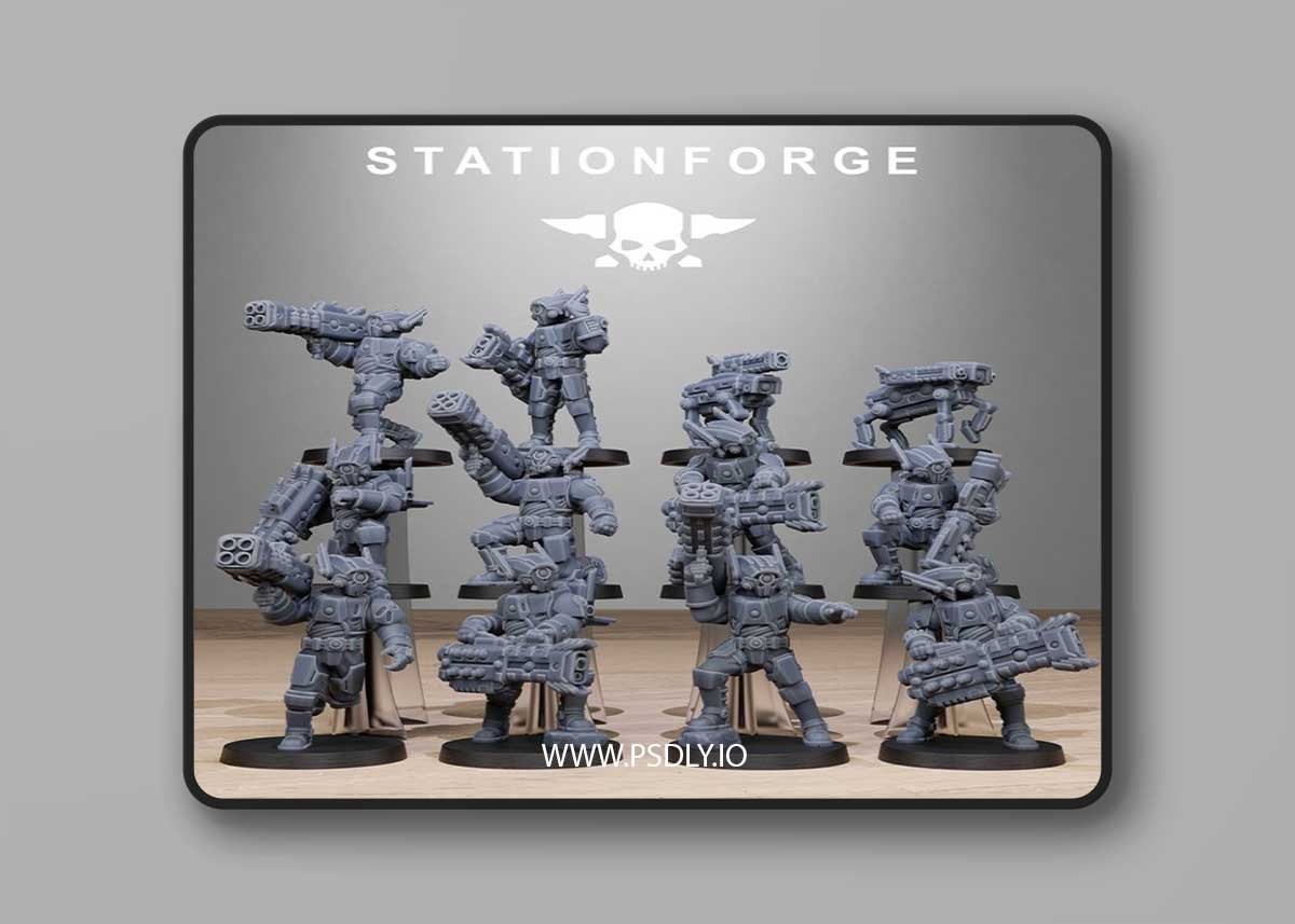 Station Forge – Tarion Heavy Infantry – 3D Print Model