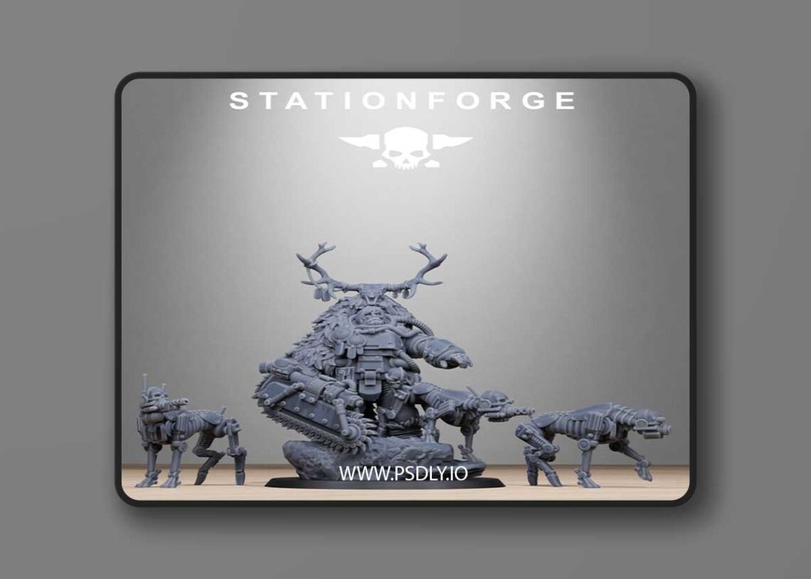 Station Forge – Techno Savage Druid – 3D Print Model