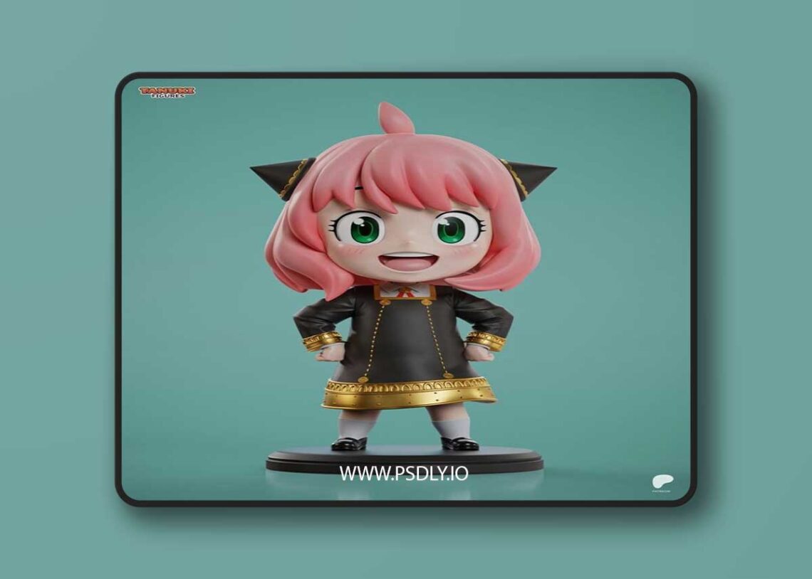 Tanuki Figures – Anya Chibi – 3D Print Model STL