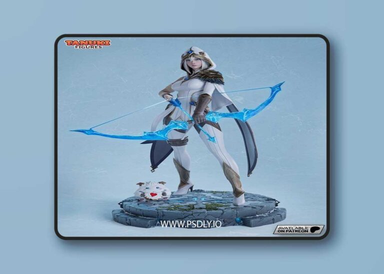 Tanuki Figures – Ashe – League Of Legends – 3D Print Model STL