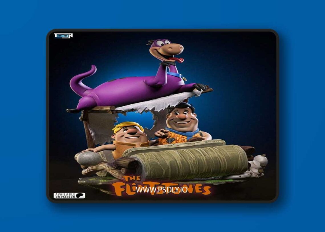 Toon Studios – Flintstones – 3D Print Model STL