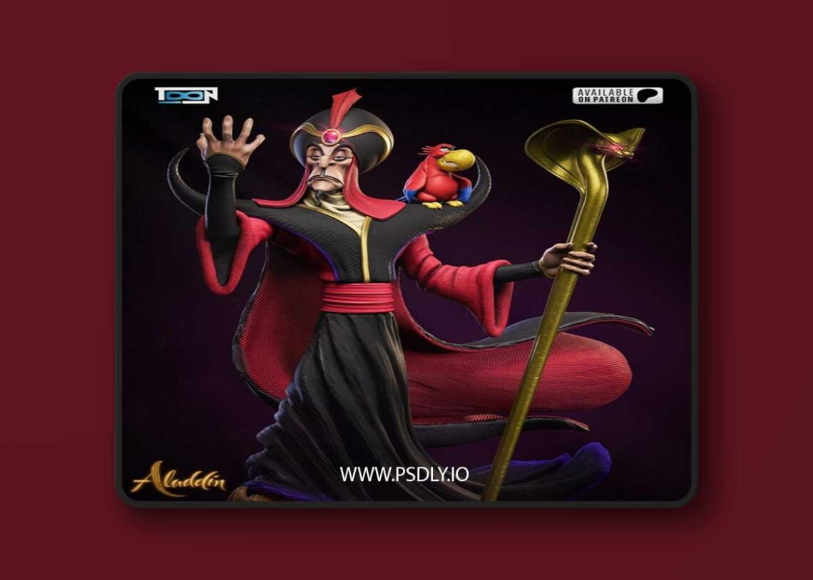 Toon Studios – Jafar – 3D Print Model STLv