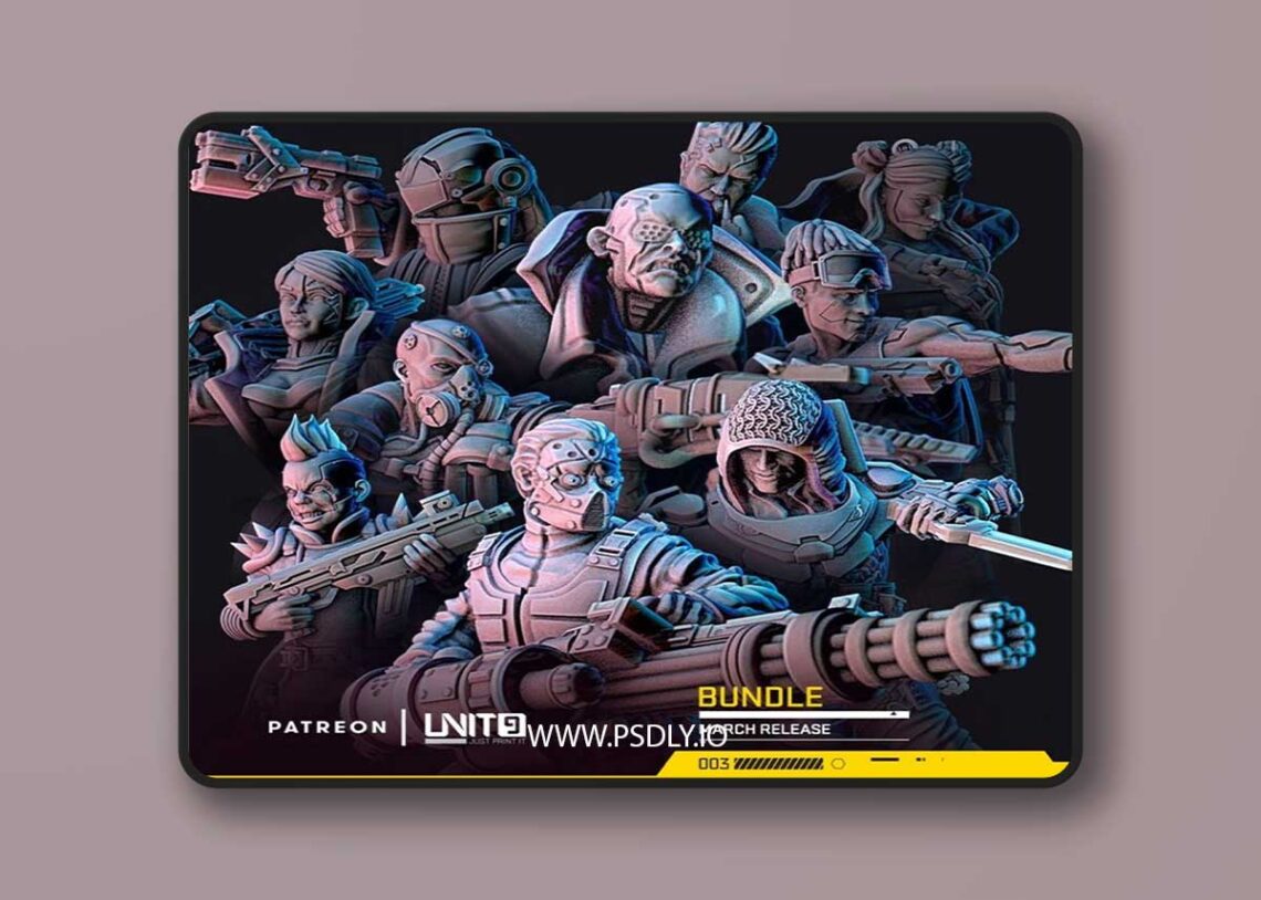 Unit9 – Micromachines Corp Agents And Cyberpunks – 3D Print Model