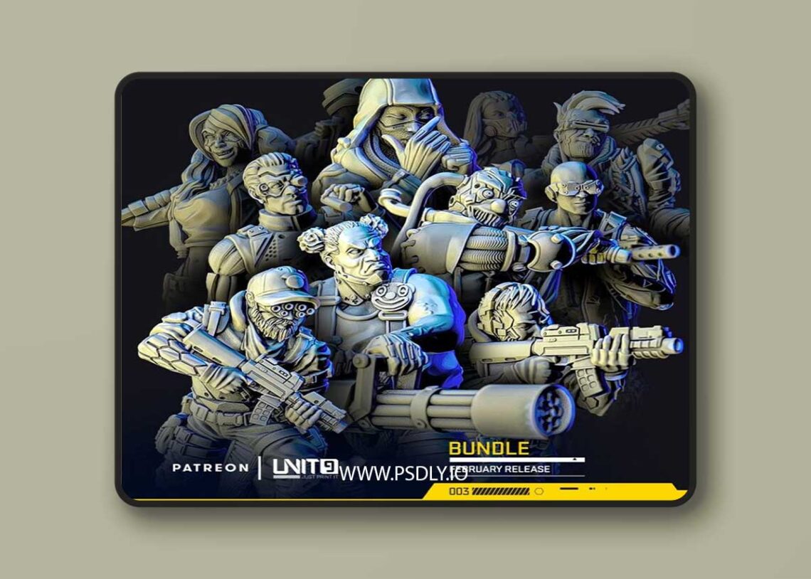 Unit9 – Strike Team Omega – 3D Print Model