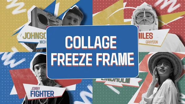 Videohive - Collage Freeze Frame - 61564389