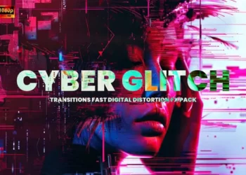 Videohive - Cyber Glitch Transitions – Fast Digital Distortion FX Pack ...