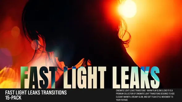 Videohive - Fast Light Leaks Transitions For Reels, Shorts & YouTube ...